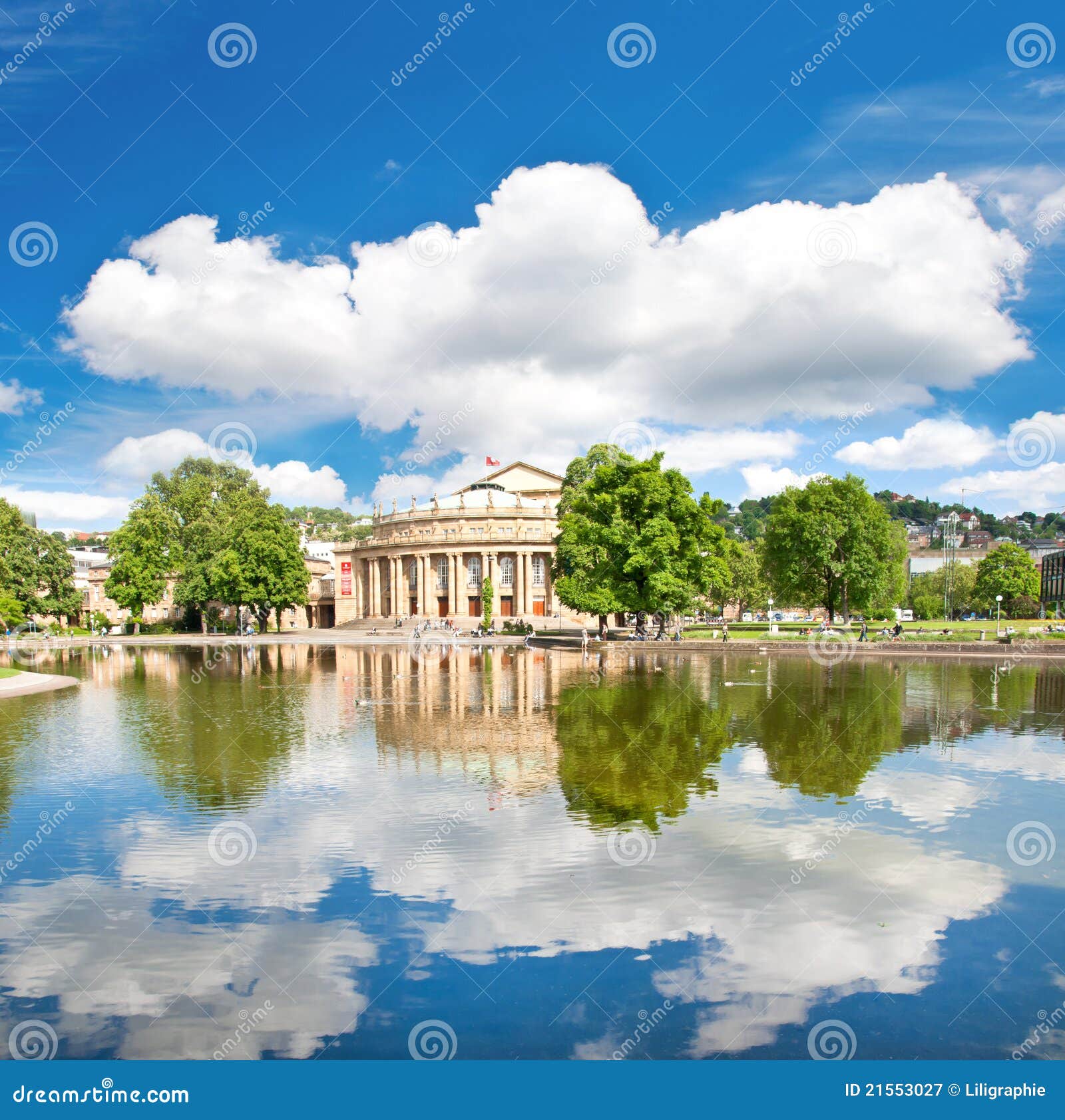 Opera House, Stuttgart, Germany Stock Image - Image of fresh, europe ...