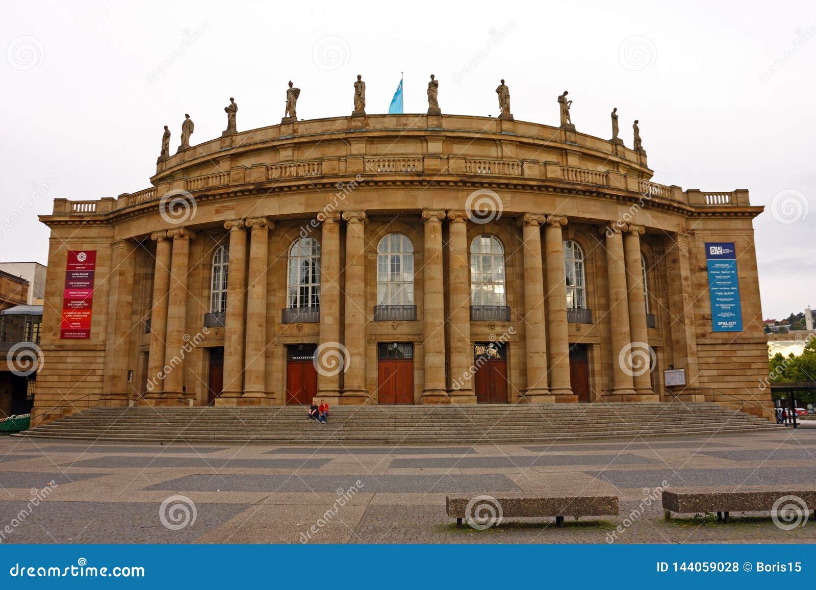 Opera House of Stuttgart editorial stock photo. Image of state - 144059028