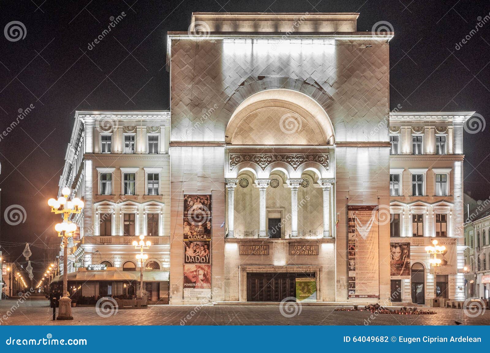 Opera House in Timisoara - 2 Editorial Photography - Image of black ...