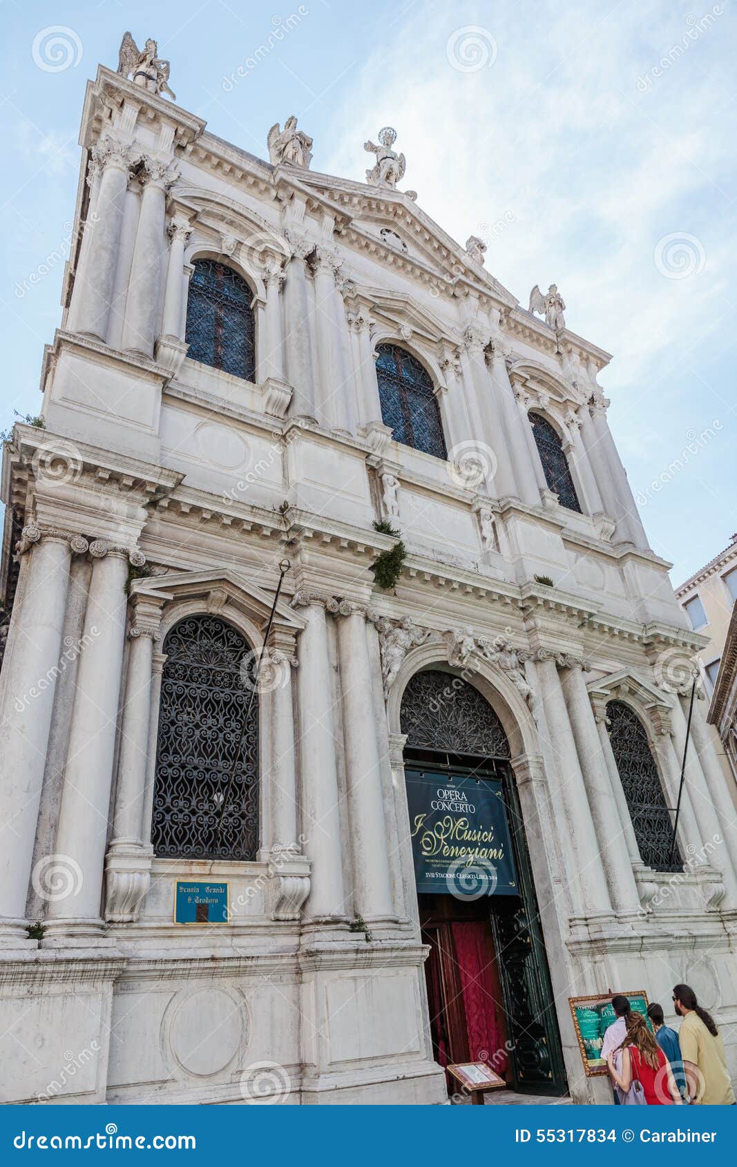 Opera house in Venice editorial stock image. Image of historic - 55317834