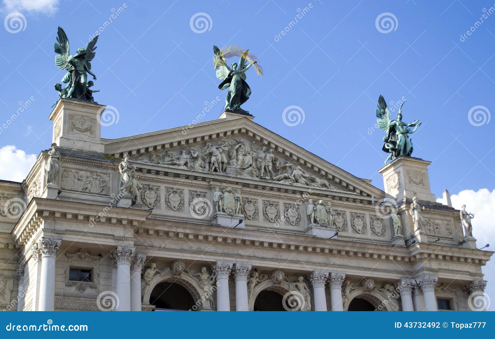 Opera Lviv stock photo. Image of landmark, historical - 43732492