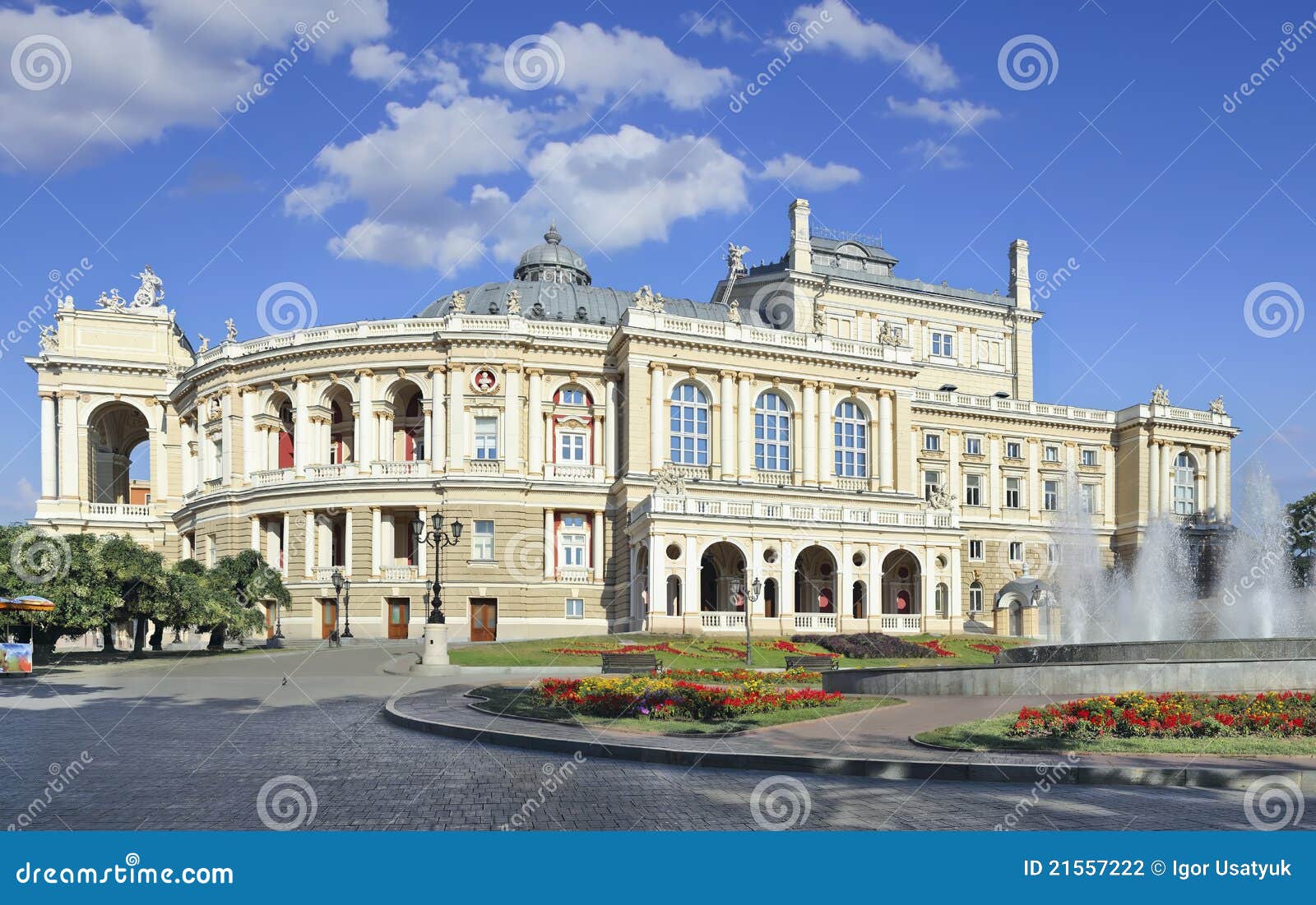 Opera Odessa stock photo. Image of tourism, odessa, exterior - 21557222