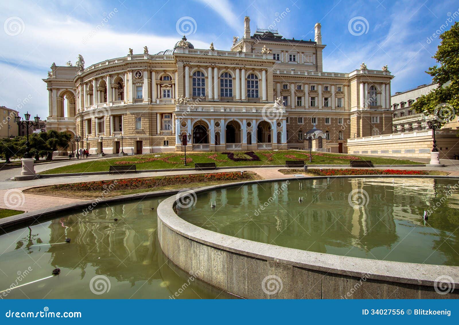 Opera Odessa stock photo. Image of culture, dome, concert - 34027556