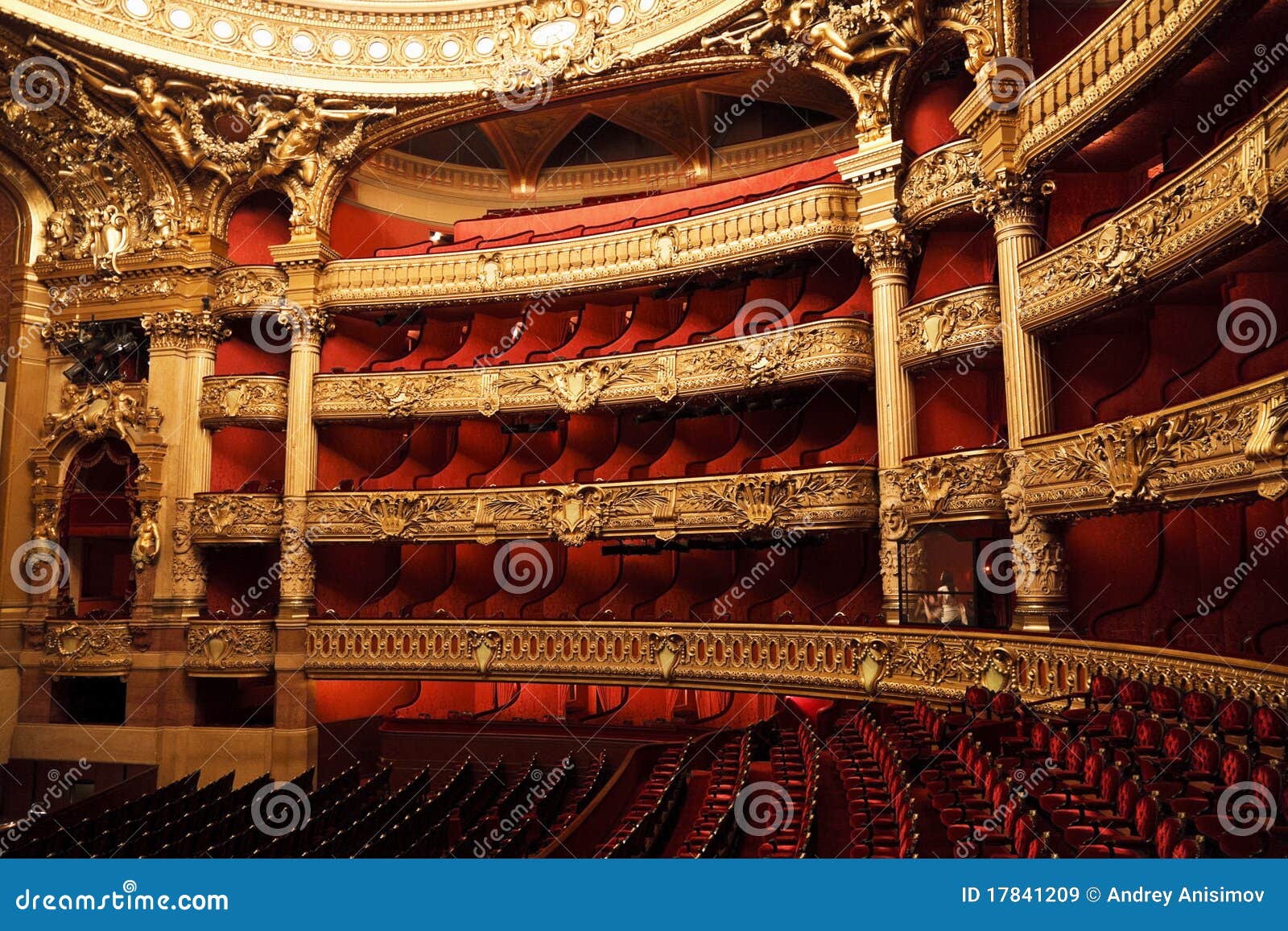 Garnier Opera House Balcony Royalty-Free Stock Photo | CartoonDealer ...