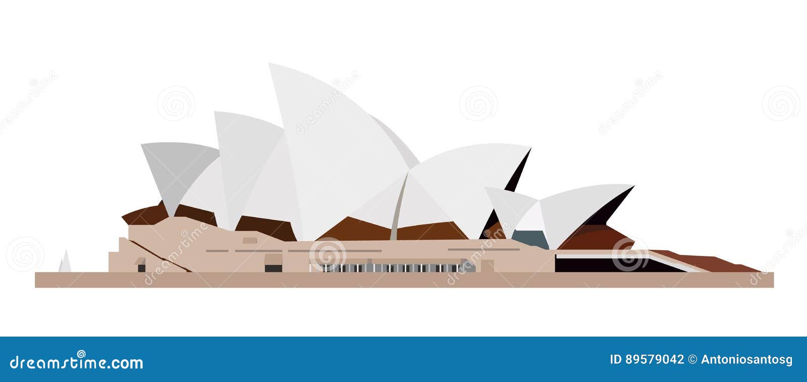 Opera, Sidney, Australia. Vector Illustration. Editorial Photography ...