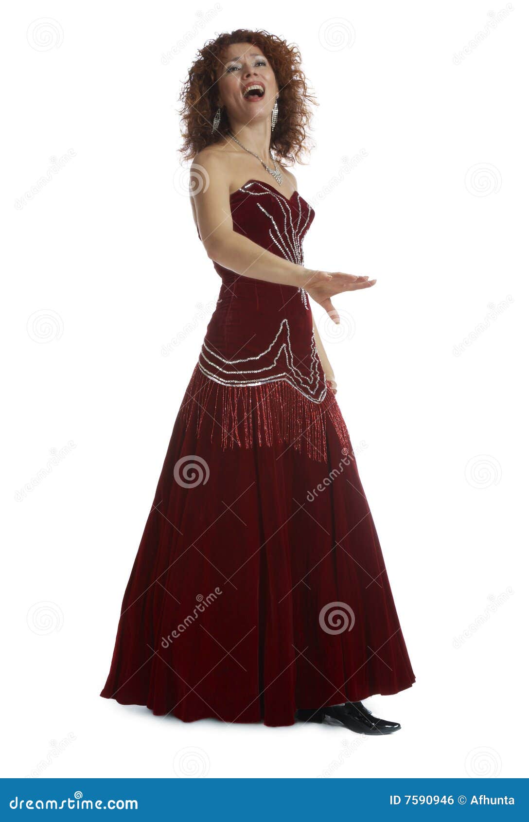 The opera singer stock photo. Image of brightly, expression - 7590946