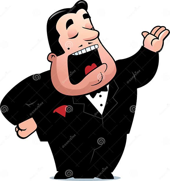 Opera Singer stock vector. Illustration of italian, loud - 9150149