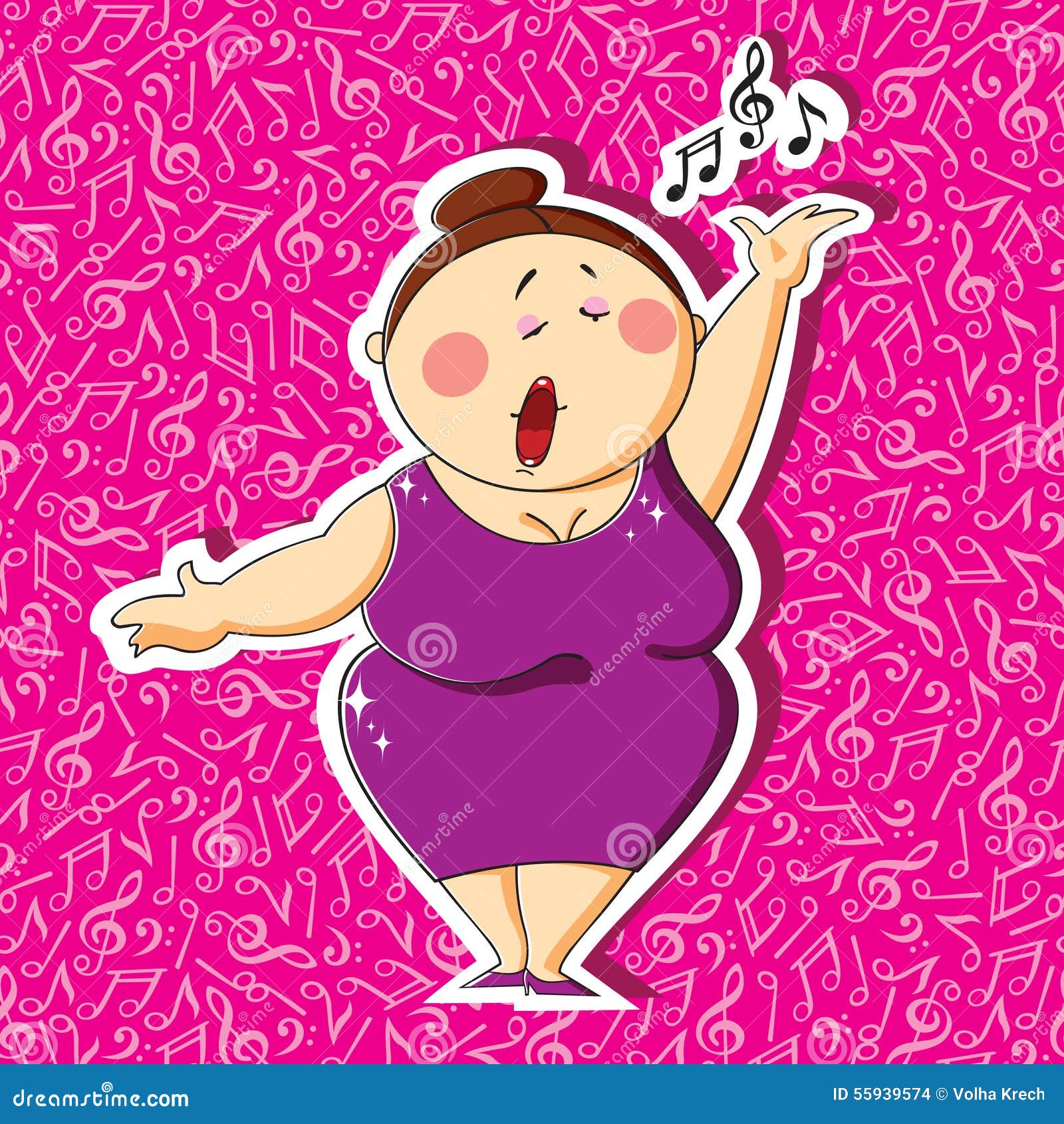 Opera Singer Cartoon