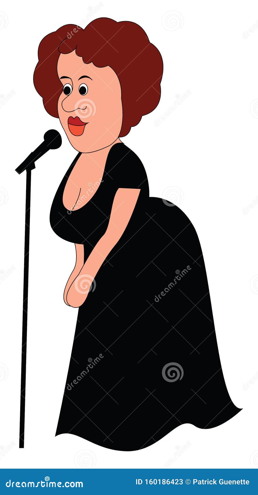 Opera Singer, Illustration, Vector Stock Vector - Illustration of ...