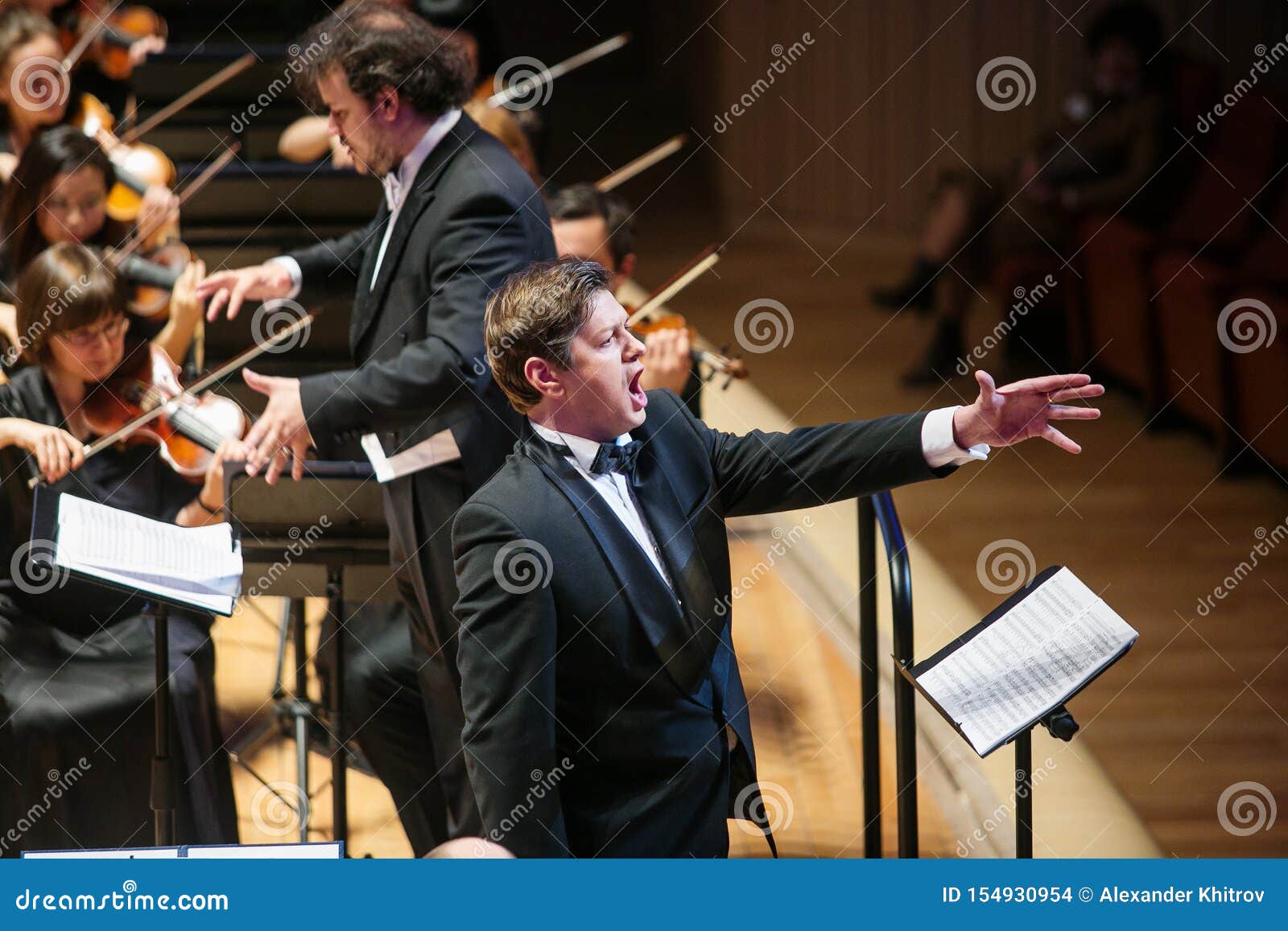 Opera Singer Performs a Classical Piece Editorial Stock Image - Image ...