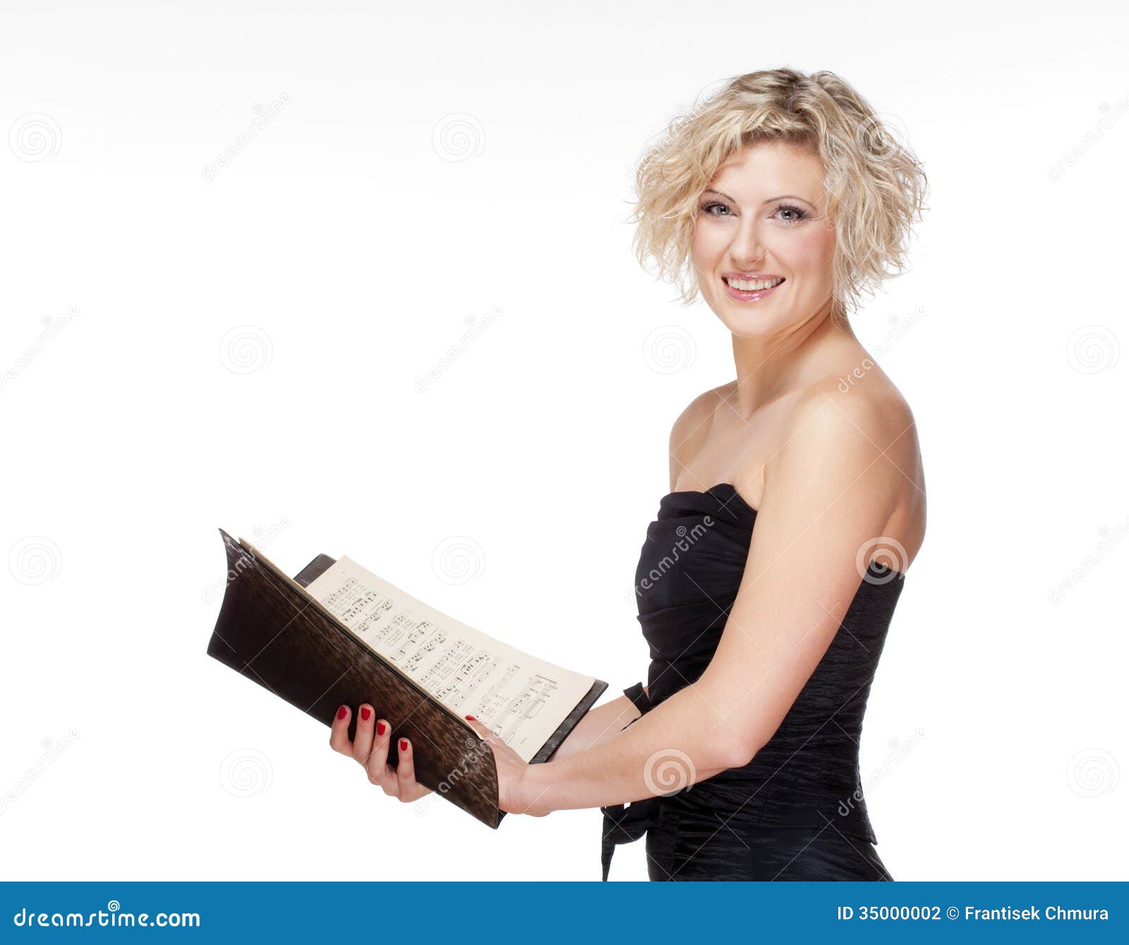 Opera Singer Singing stock photo. Image of portrait, dress - 35000002