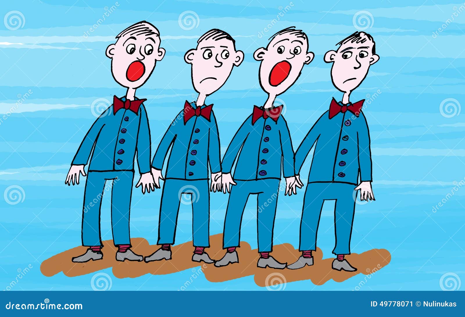 Opera Singers Cartoon Stock Image | CartoonDealer.com #49778071