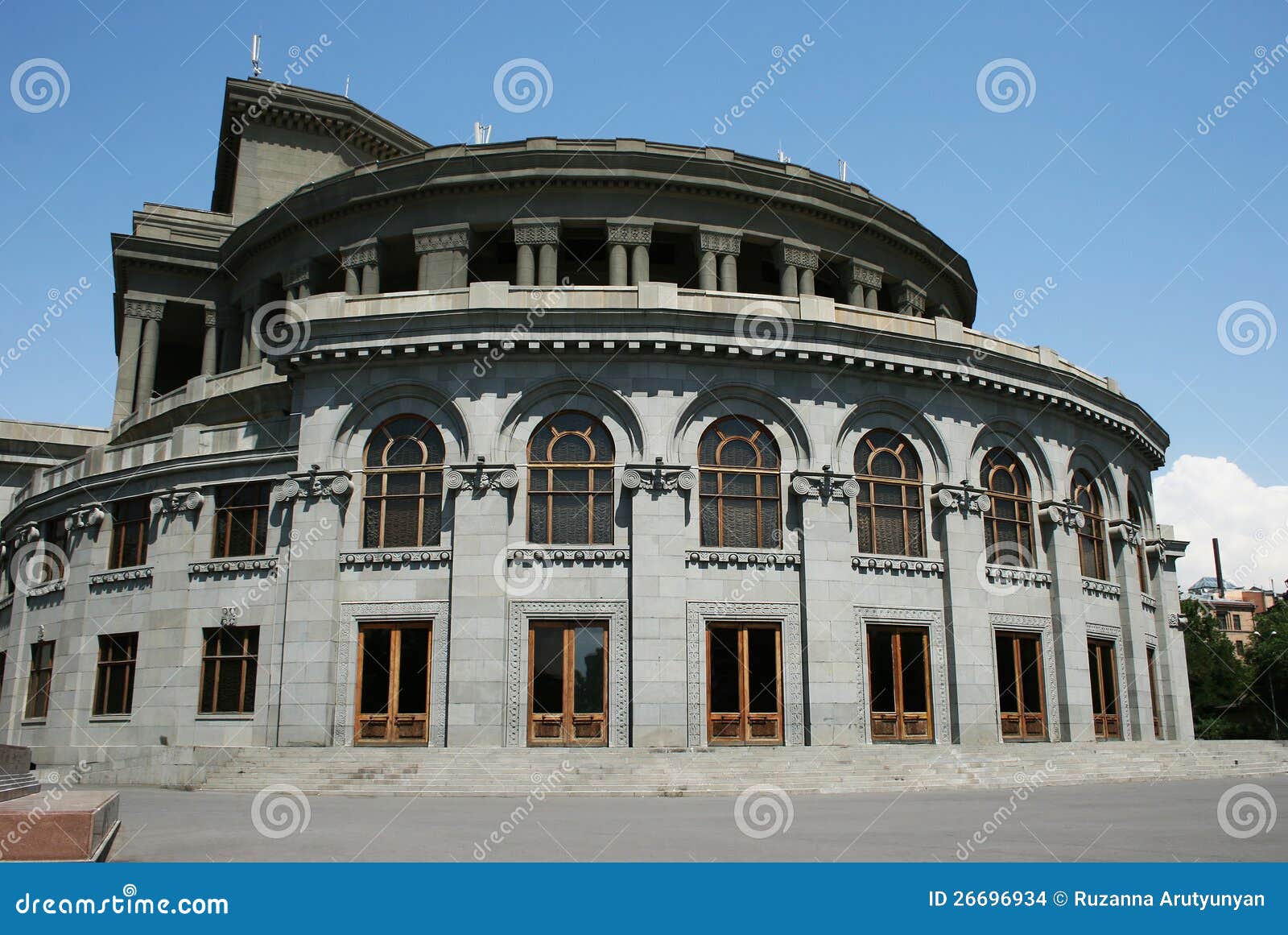 Opera theater in Yerevan stock photo. Image of city, decorative - 26696934