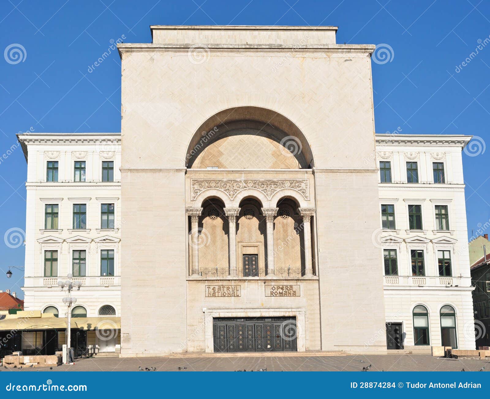 Opera timisoara stock photo. Image of square, architecture - 28874284