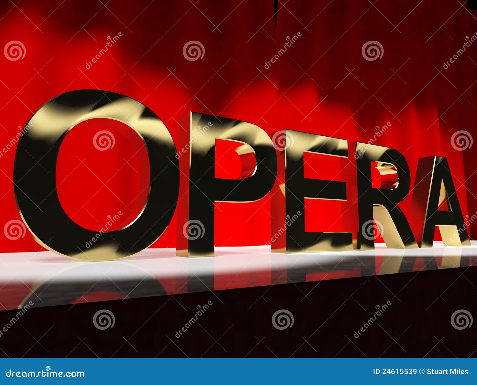 Opera Word on Stage Showing Classic Operatic Culture and Perform Stock ...