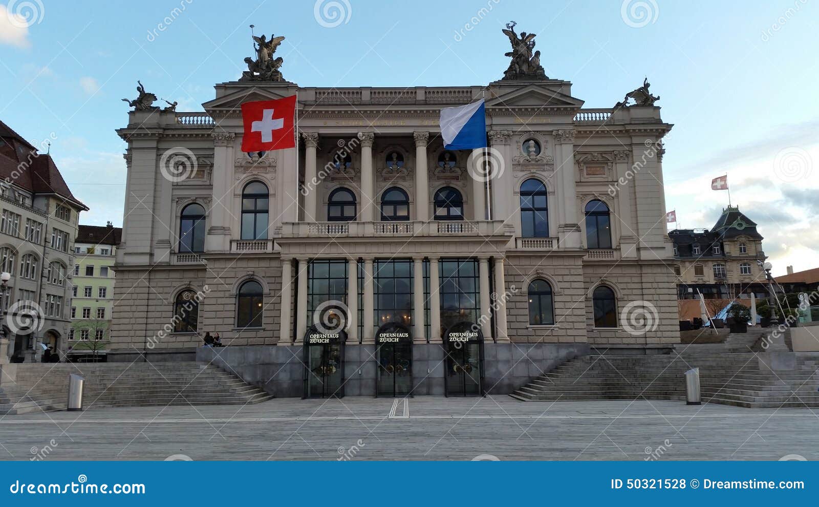 Opera zurich stock photo. Image of house, vintage, zurich - 50321528