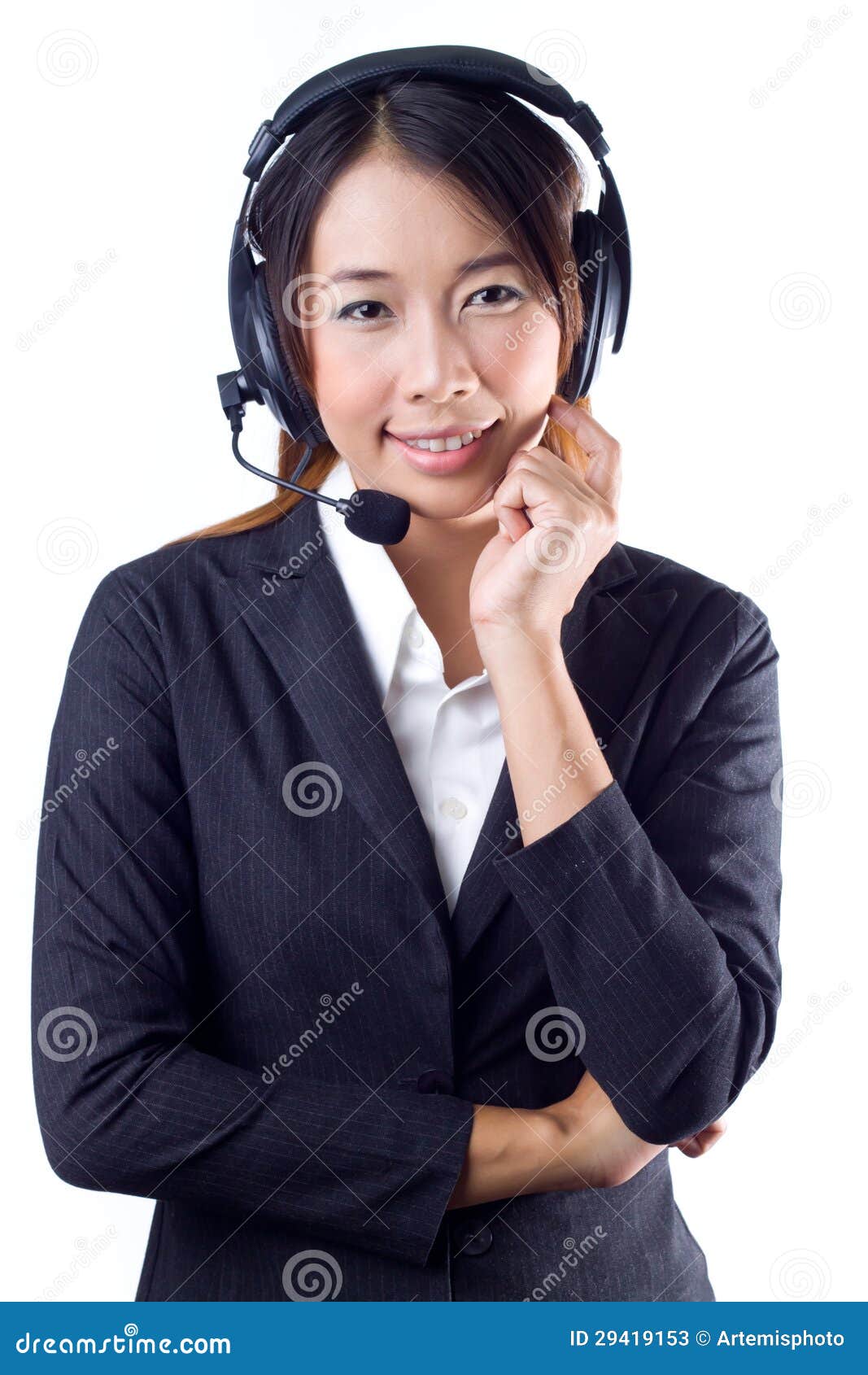 Operador imagen de archivo. Imagen de teléfono, oficina - 29419153