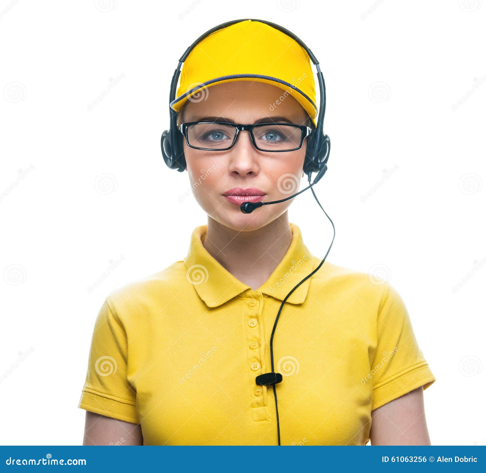 Operador Del Servicio De La Llamada Foto de archivo - Imagen de ...