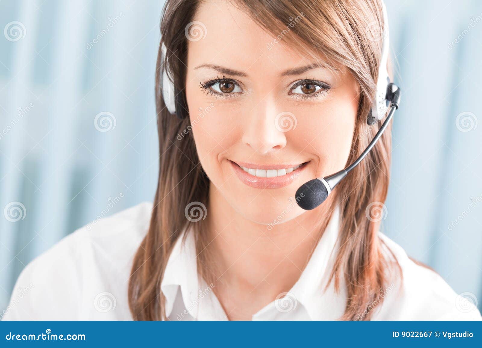 Operador Del Teléfono De La Ayuda Imagen de archivo - Imagen de ...