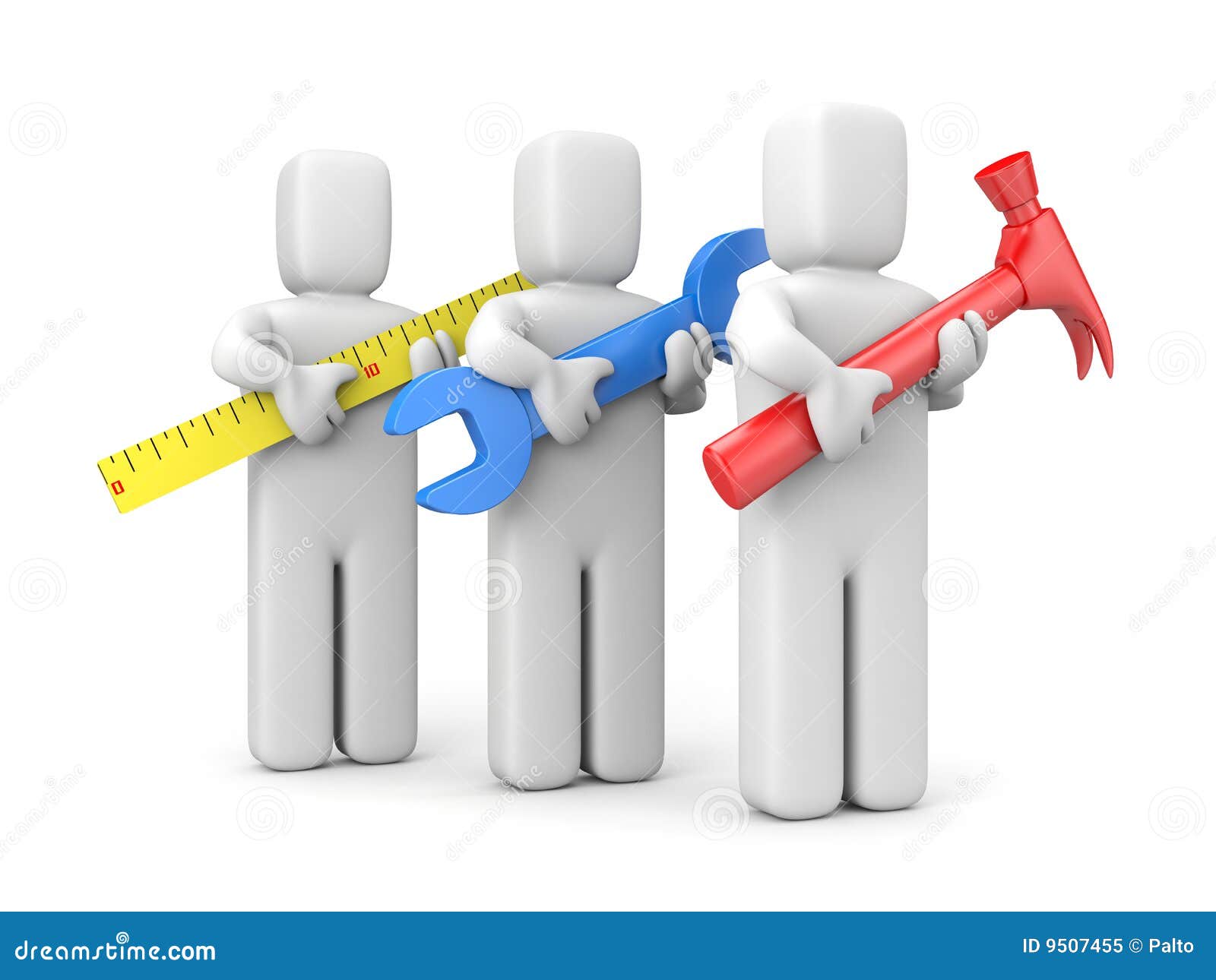 Operai illustrazione di stock. Illustrazione di carpentiere - 9507455