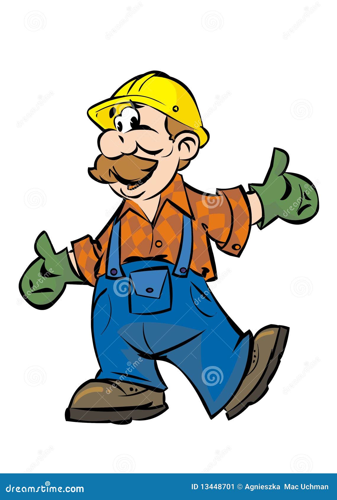 Operaio illustrazione di stock. Illustrazione di lavoratore - 13448701