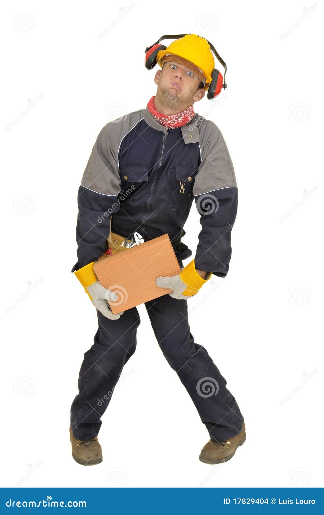 Operaio fotografia stock. Immagine di costruzione, strumenti - 17829404