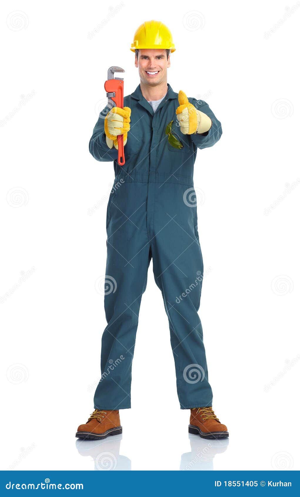 Operaio immagine stock. Immagine di registrabile, imprenditore - 18551405