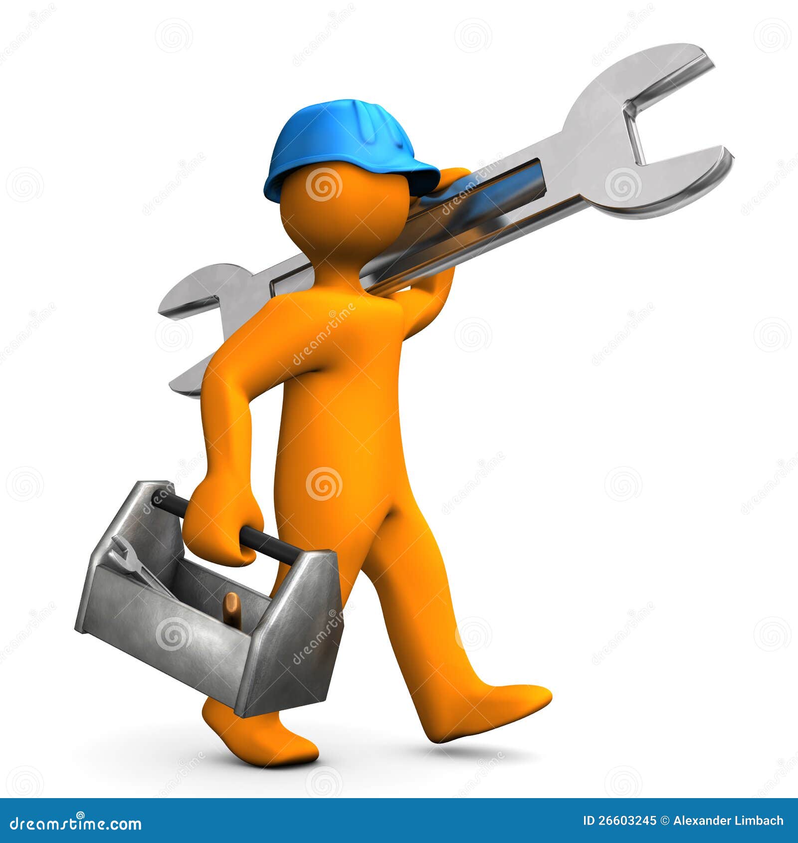 Operaio illustrazione di stock. Illustrazione di persona - 26603245