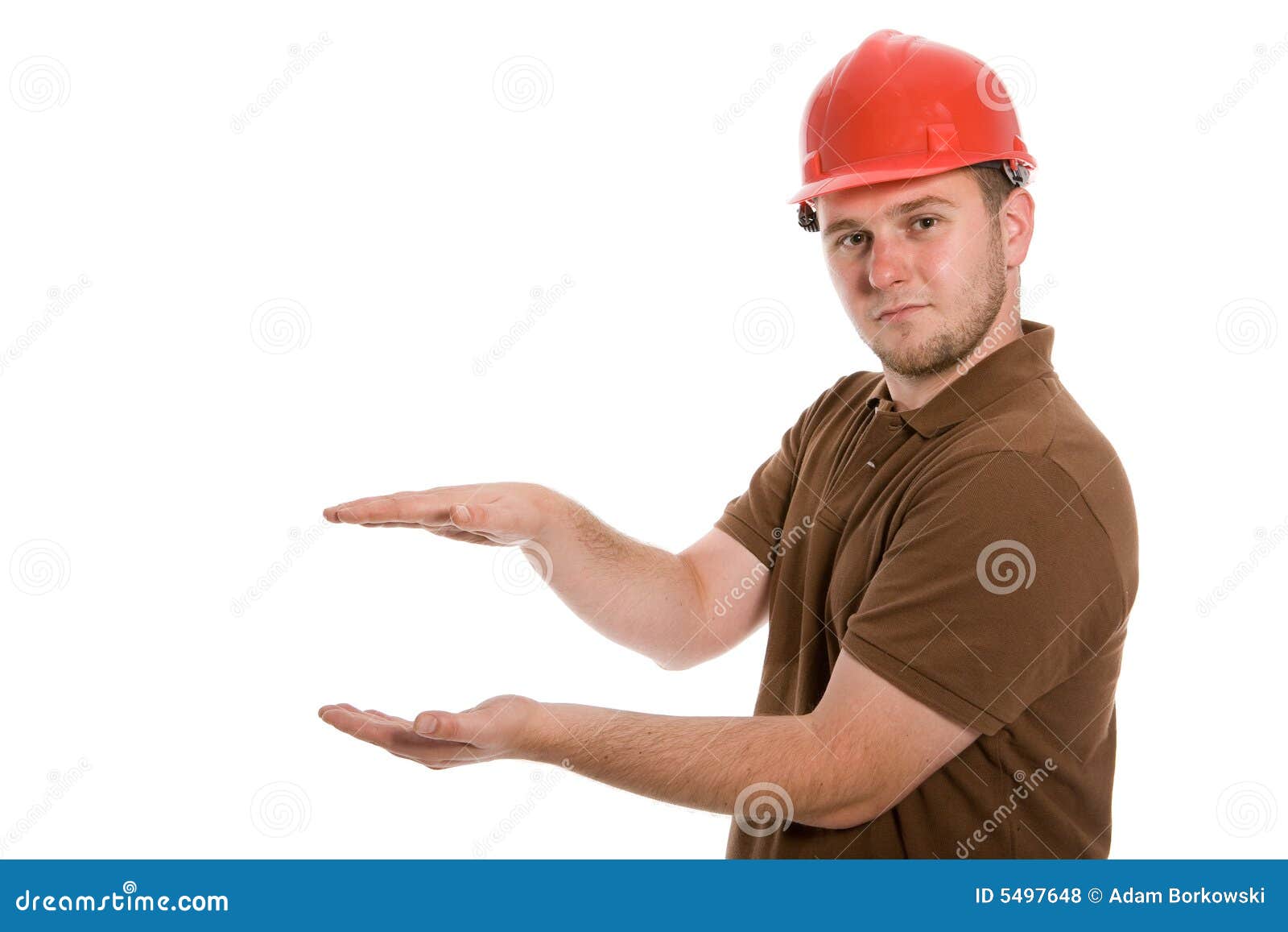 Operaio fotografia stock. Immagine di cappello, commercio - 5497648