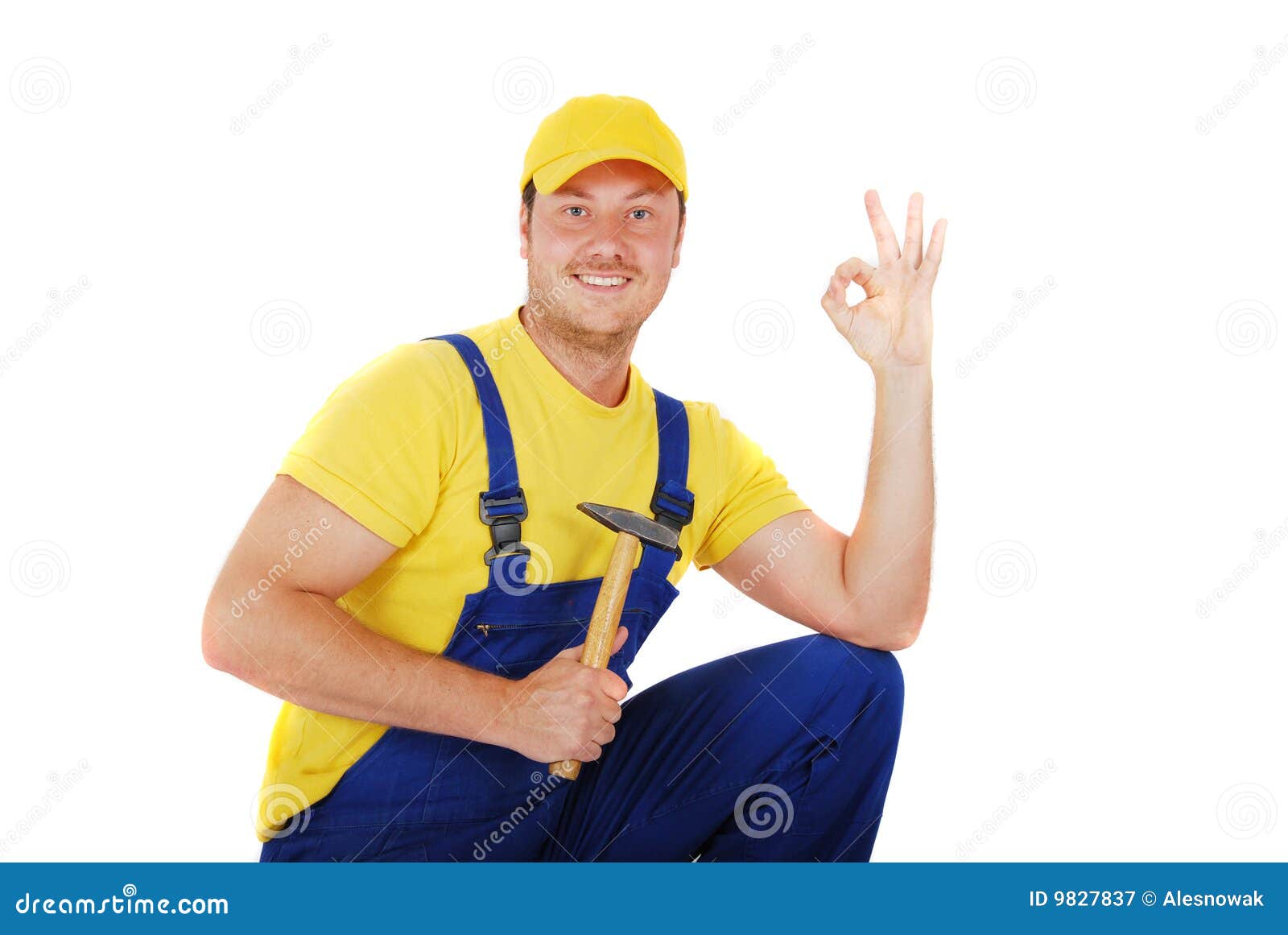 Operaio immagine stock. Immagine di operaio, toilette - 9827837