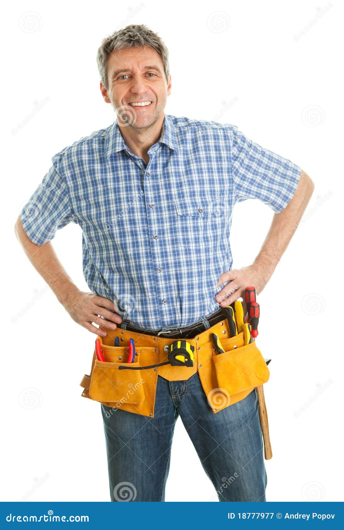 Operaio Che Porta Cappello Duro Immagine Stock - Immagine di persona ...