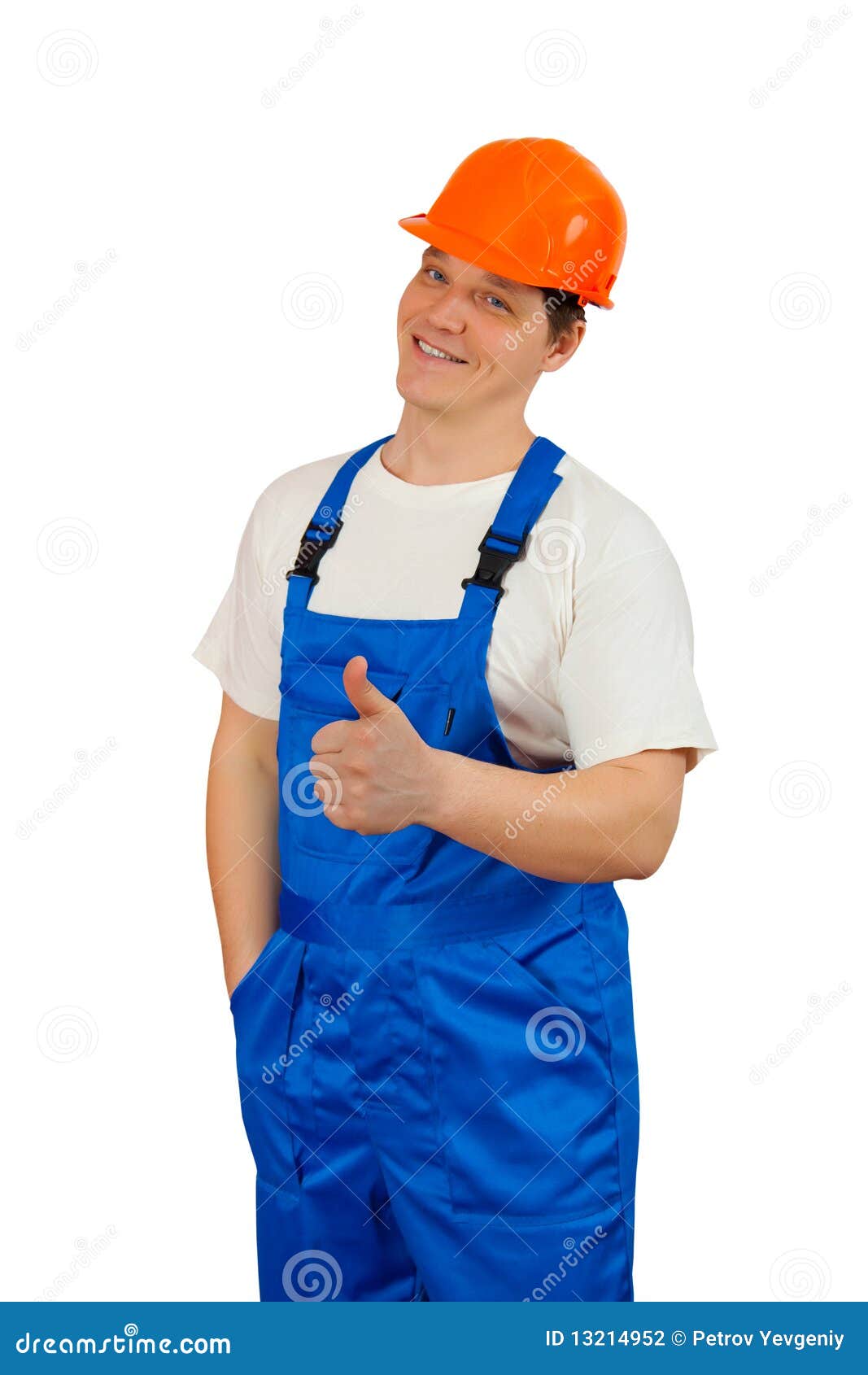 Operaio di costruzione fotografia stock. Immagine di ritratto - 13214952