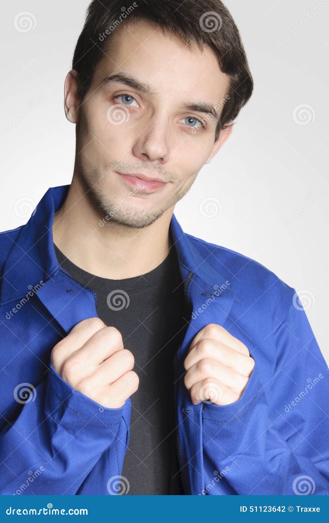 Operaio felice fotografia stock. Immagine di professione - 51123642