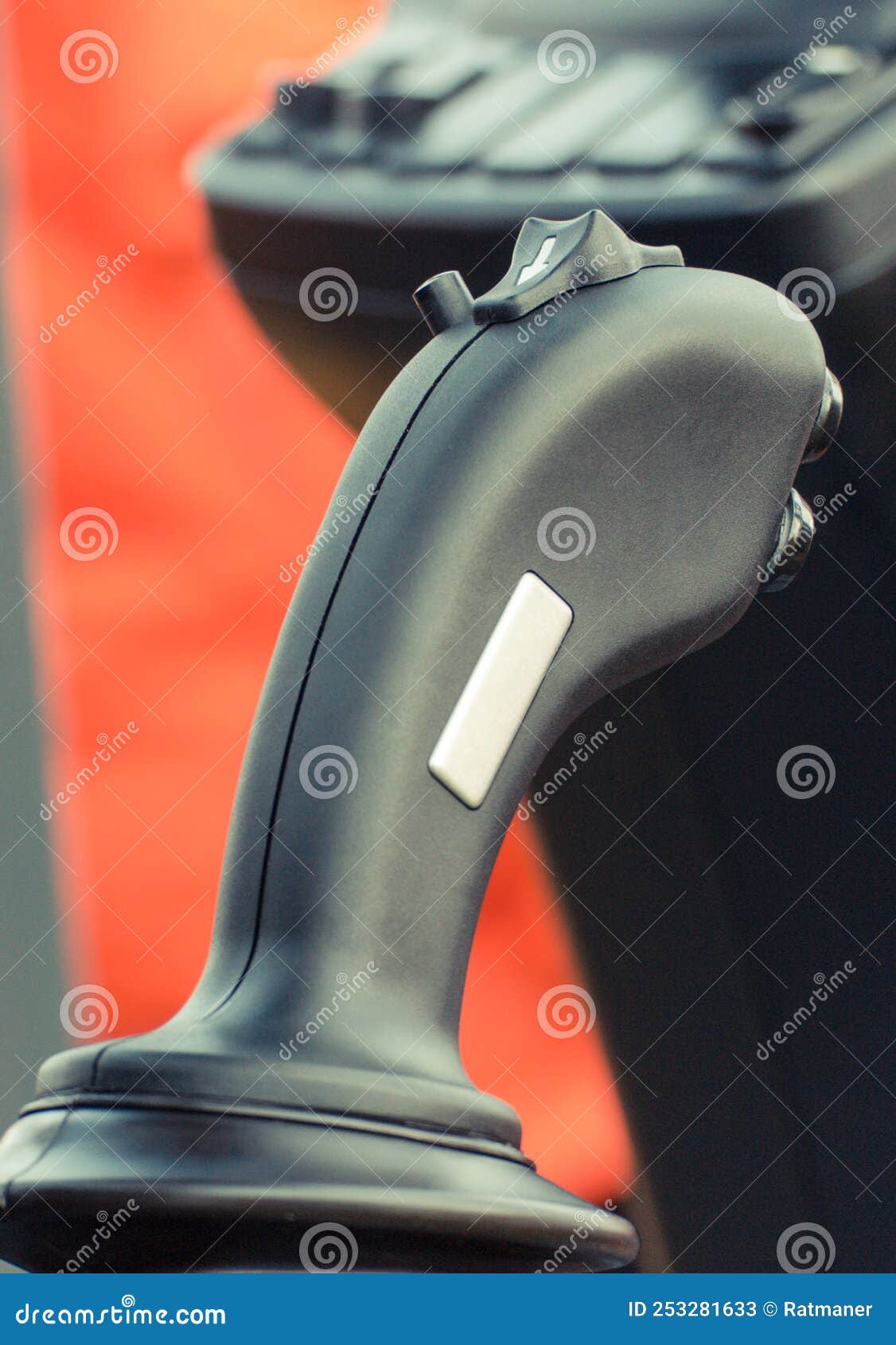 Operating Control Panel with Buttons in Industrial Agricultural Machine ...