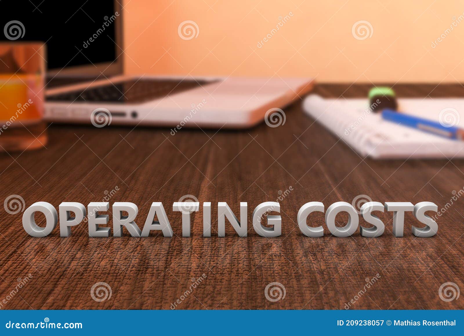 Operating Costs stock illustration. Illustration of text - 209238057