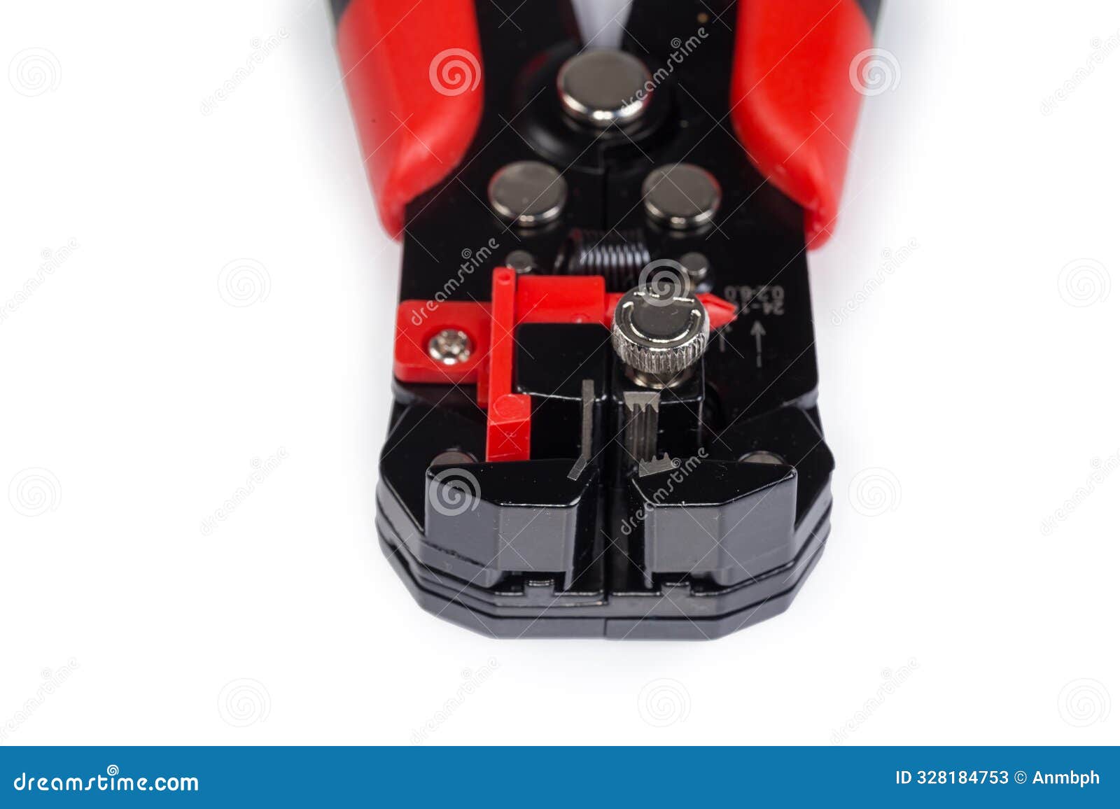 Operating Head of Hand Wire Cutter with Stripper, Close-up Stock Image ...