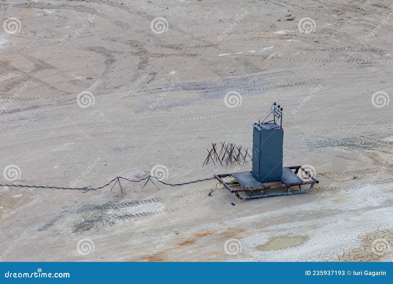 The Operating Huge Quarry for the Extraction of Stone. Natural ...