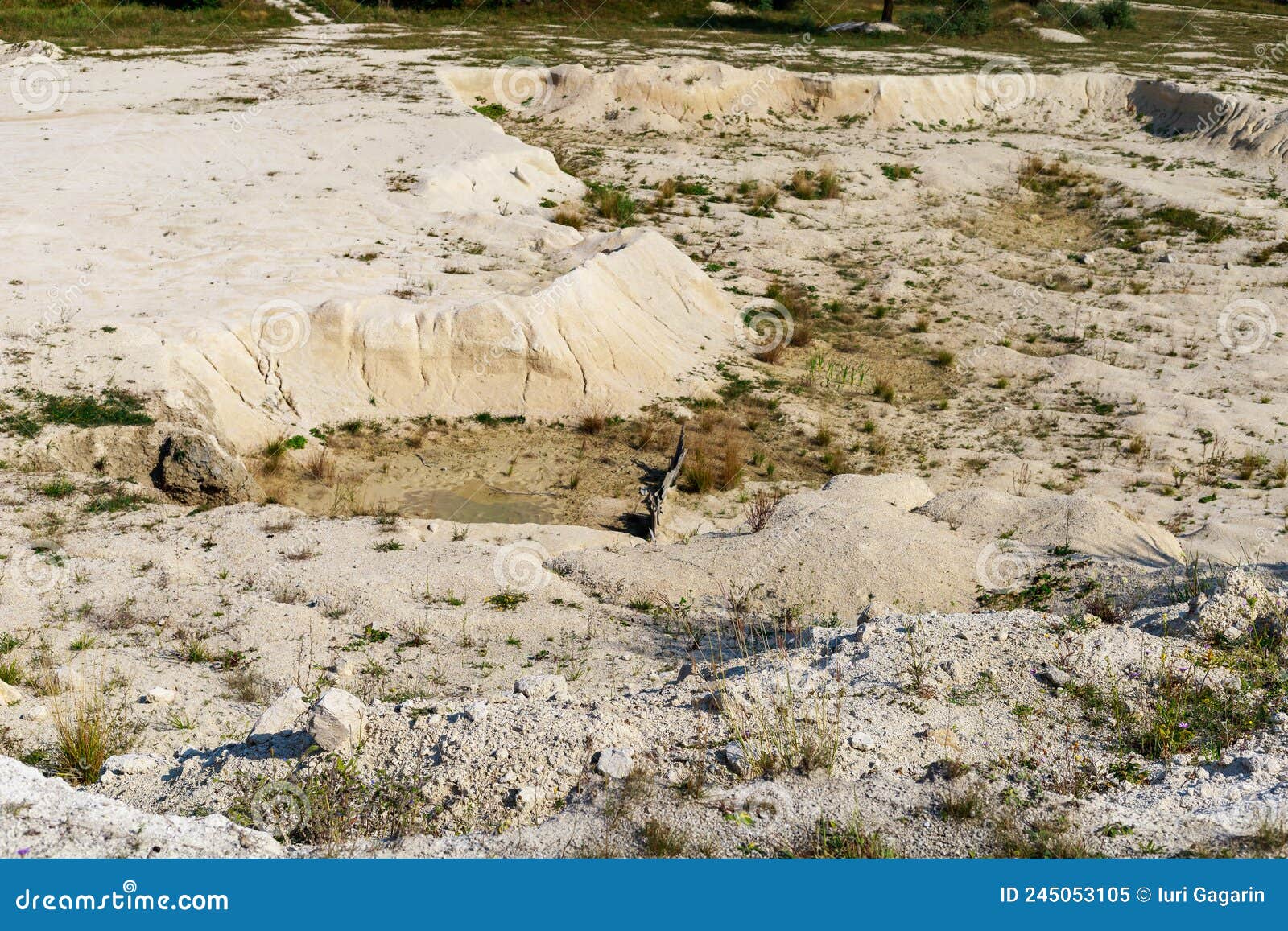 The Operating Huge Quarry for the Extraction of Stone. Natural ...