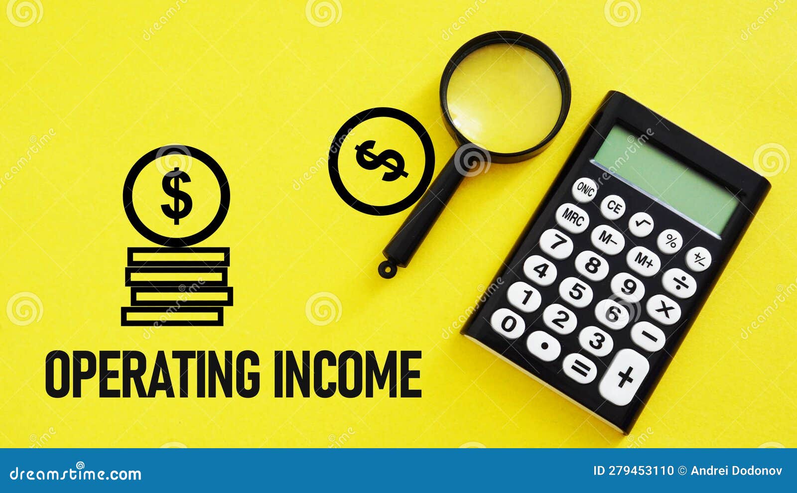 Operating Income is Shown Using the Text Stock Photo - Image of ...