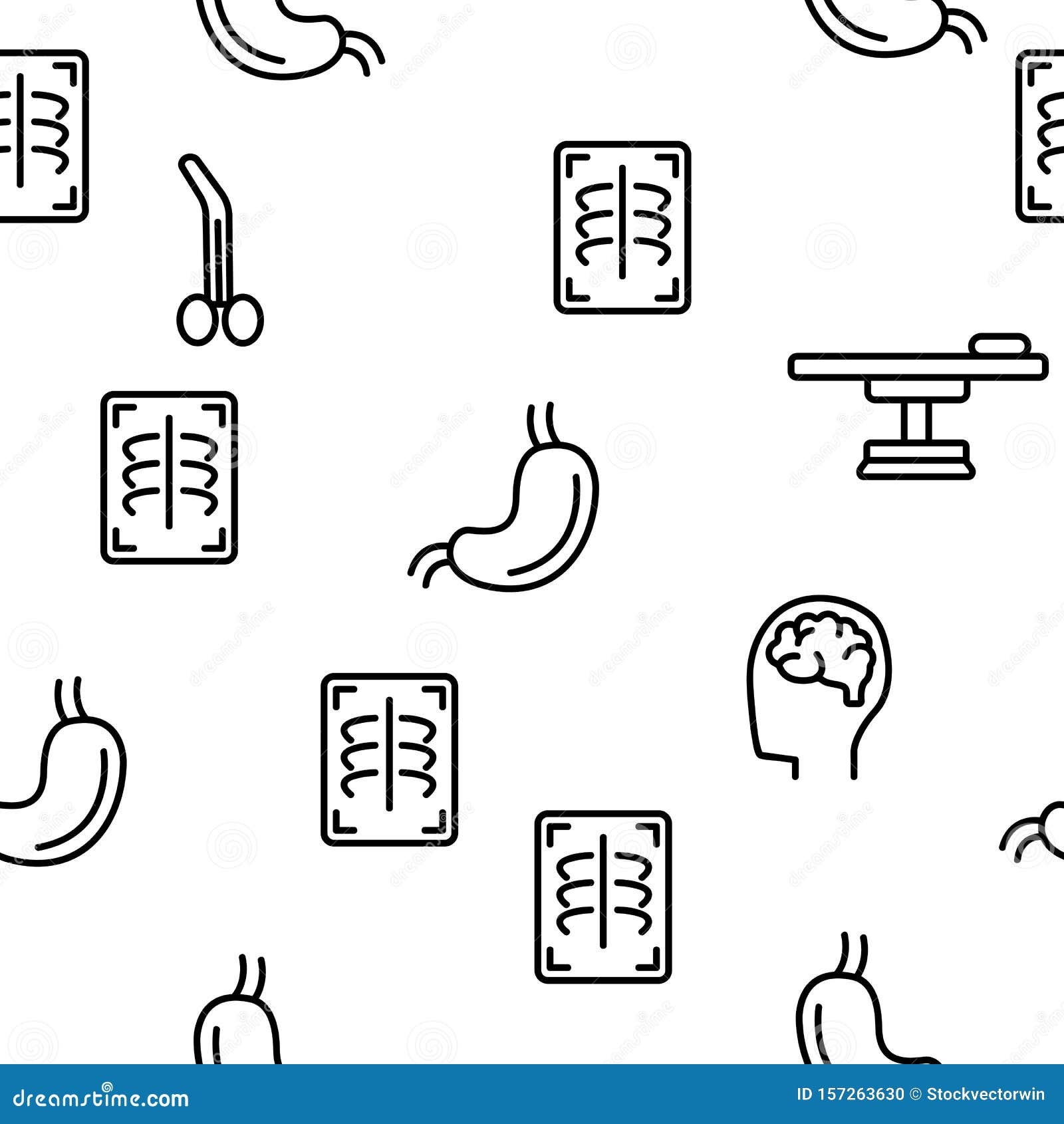 Laparoscopic Forceps Doodle Icon, Vector Color Line Illustration ...