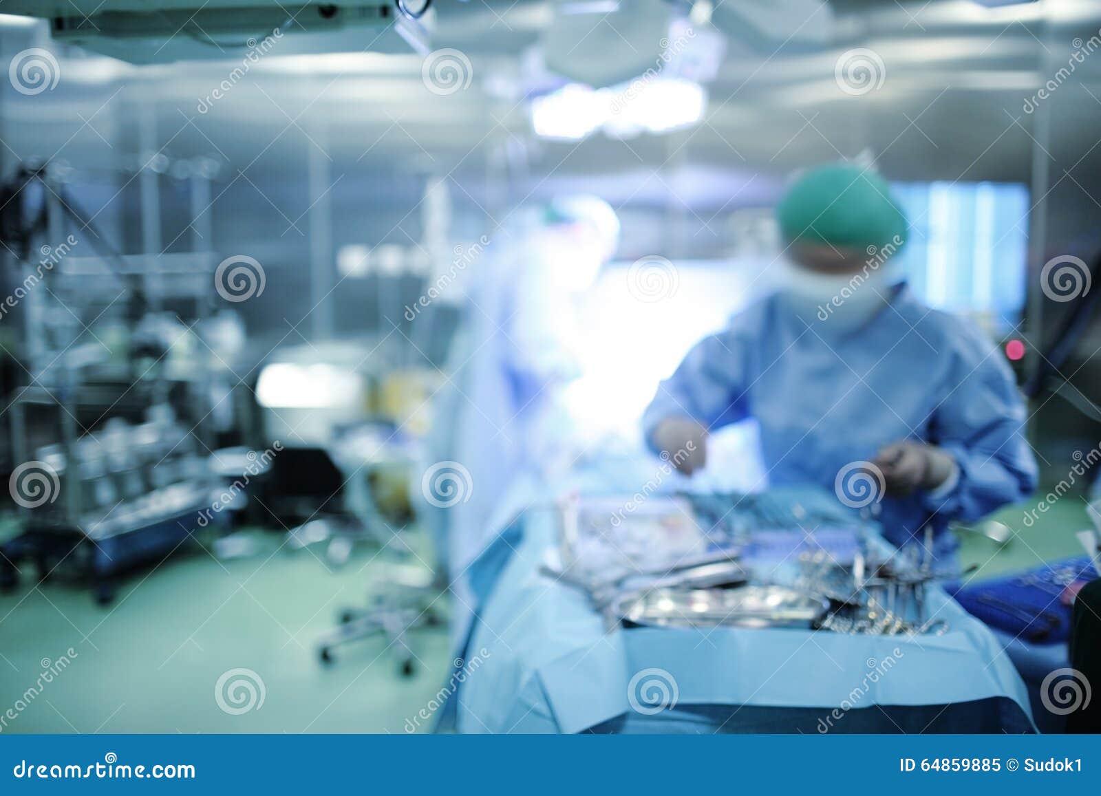 Operating Room. Blurred Medical Background Stock Image - Image of ...