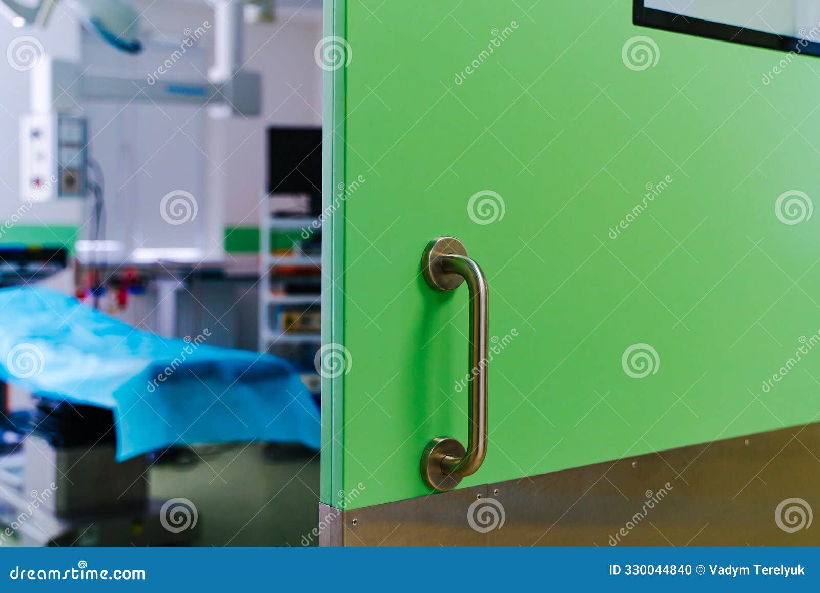 Operating Room Doors. Modern Surgical Clinic Stock Photo - Image of ...