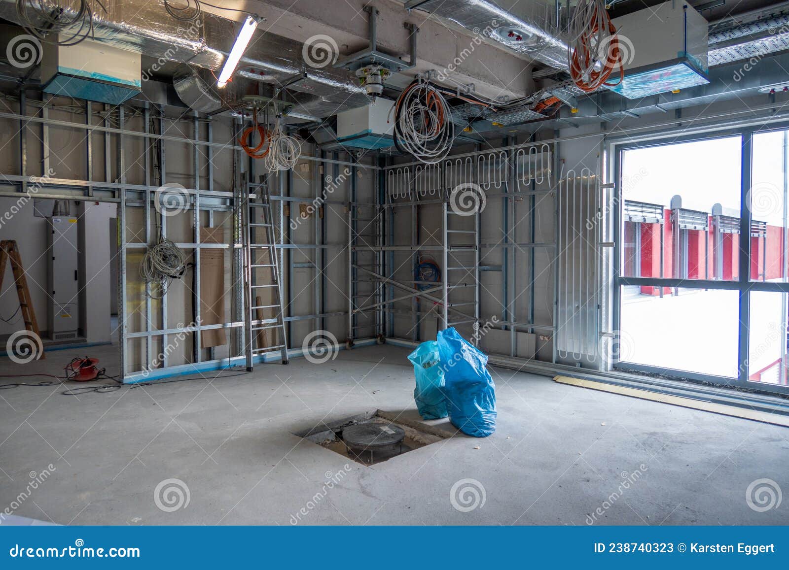 An Operating Room Under Construction Stock Image - Image of patient ...