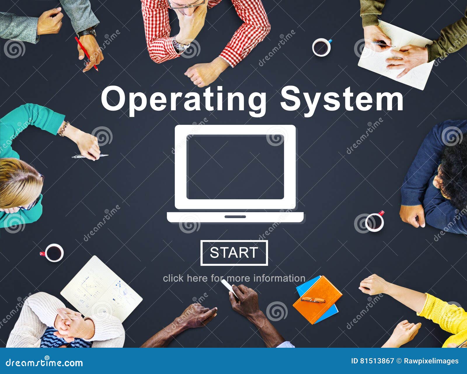 Operating System Access Connection Interface Concept Stock Image ...