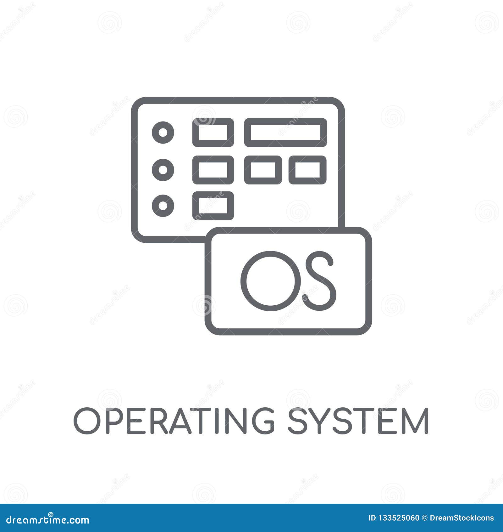 Operating System Linear Icon. Modern Outline Operating System Lo Stock ... Operating System Linear Icon. Modern Outline Operating System Lo Stock ...