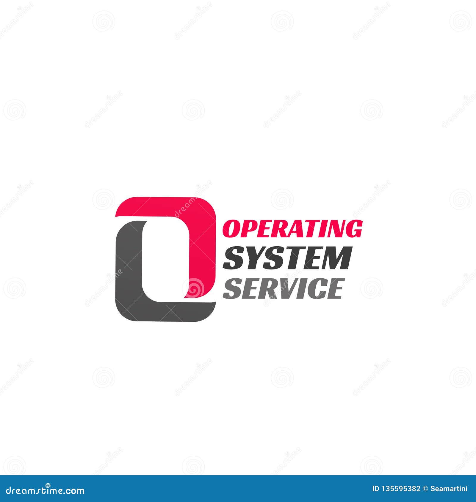 Operating System Service Icon Stock Vector - Illustration of install ...