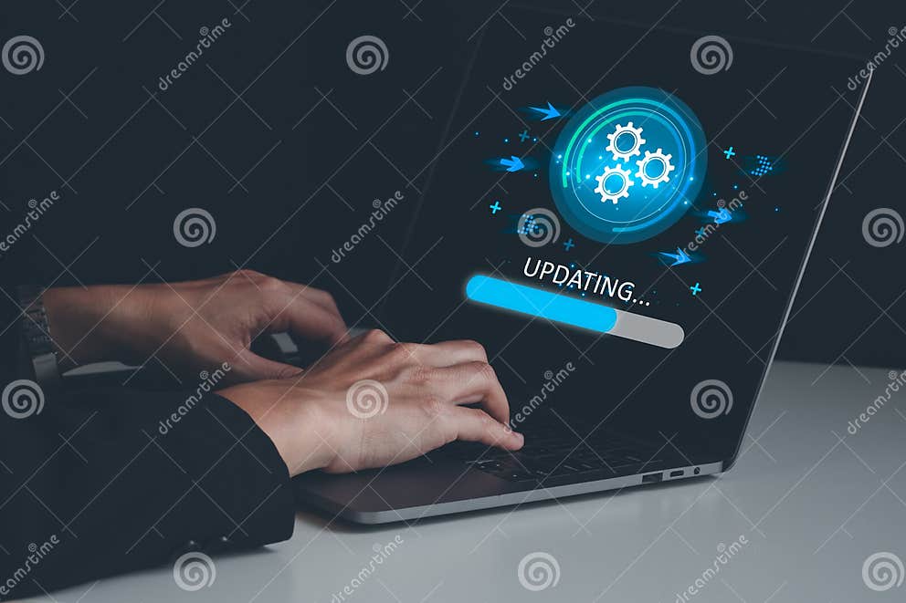 Operating System Upgrade Concept, Installation App and Software Update ...