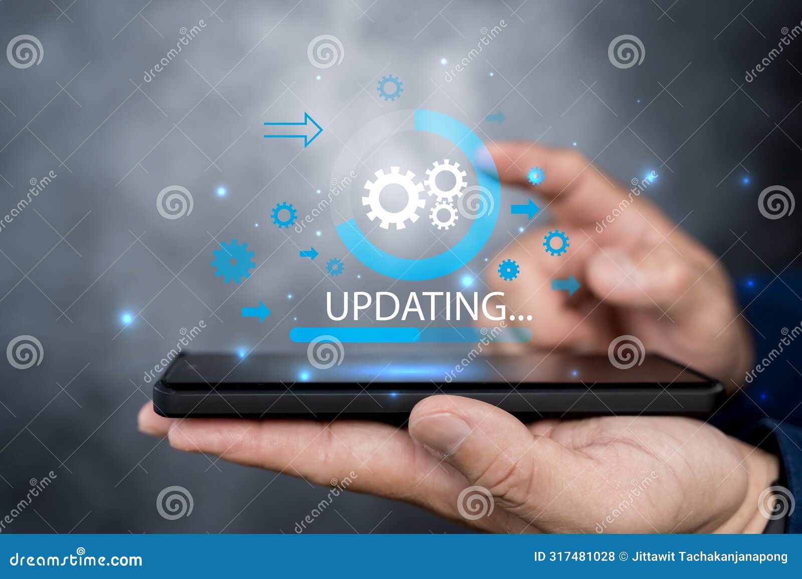 Operating System Upgrade Concept, Installation App and Software Update ...