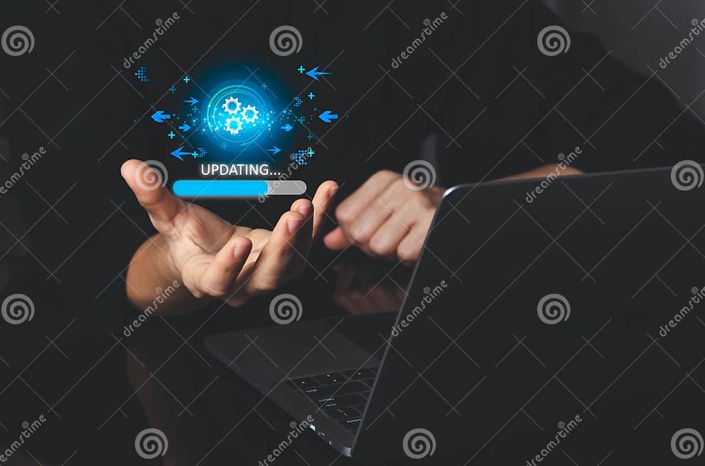 Operating System Upgrade Concept, Installation App and Software Update ...