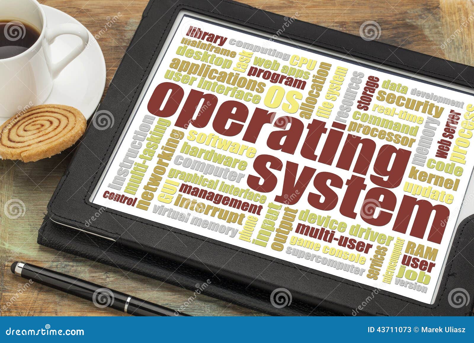 Operating System Word Cloud Stock Image - Image of user, multi: 43711073